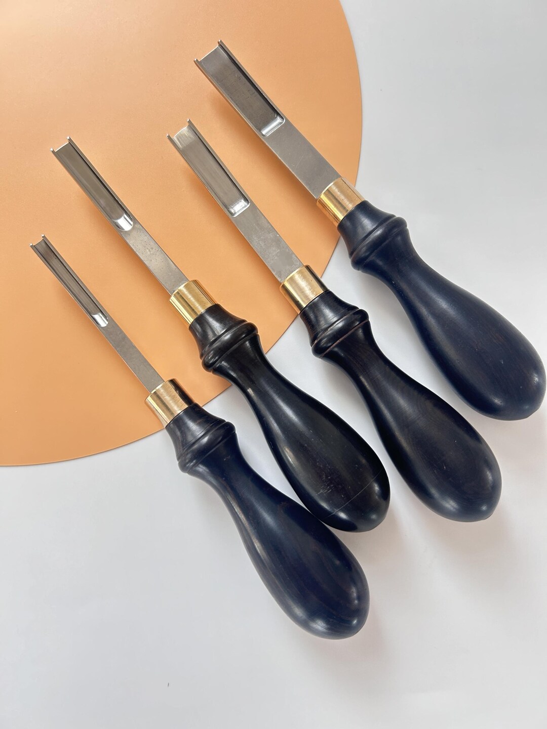 Die Steel Leather Edge Skiver: Razor Sharp Leatherworking Roughing Tool ...