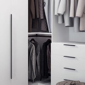Black Invisible Handle,concealed Long Pull,sliding Door Handle,modern ...