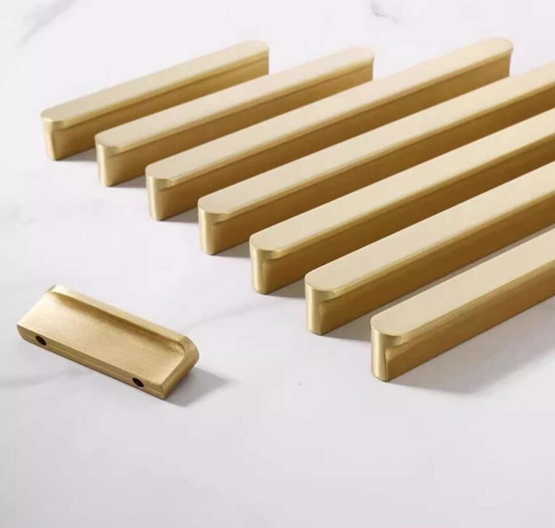 Long Handle,brass Handle,round Head Pull,kitchen Handles,golden Handles ...