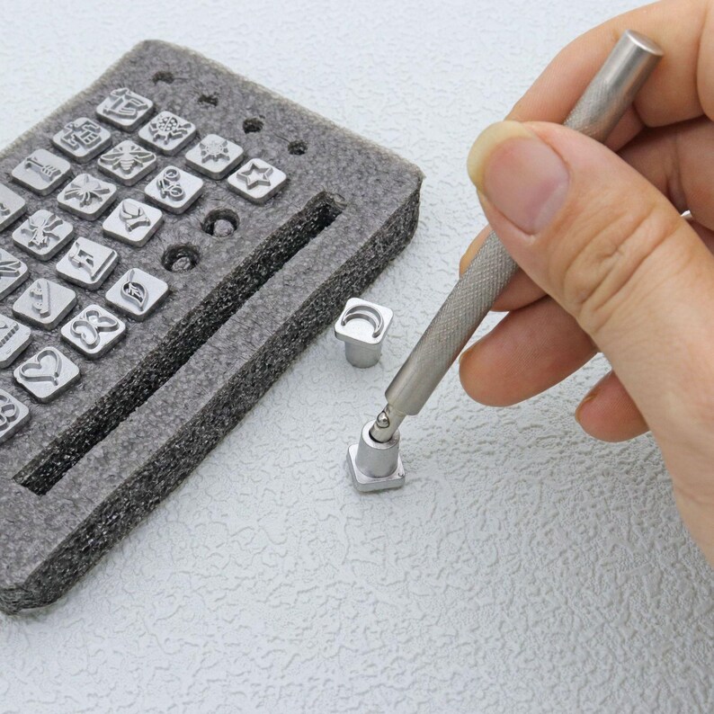 Insect Print Leather Stamping Tool Set: DIY Leathercraft, Zinc Alloy ...
