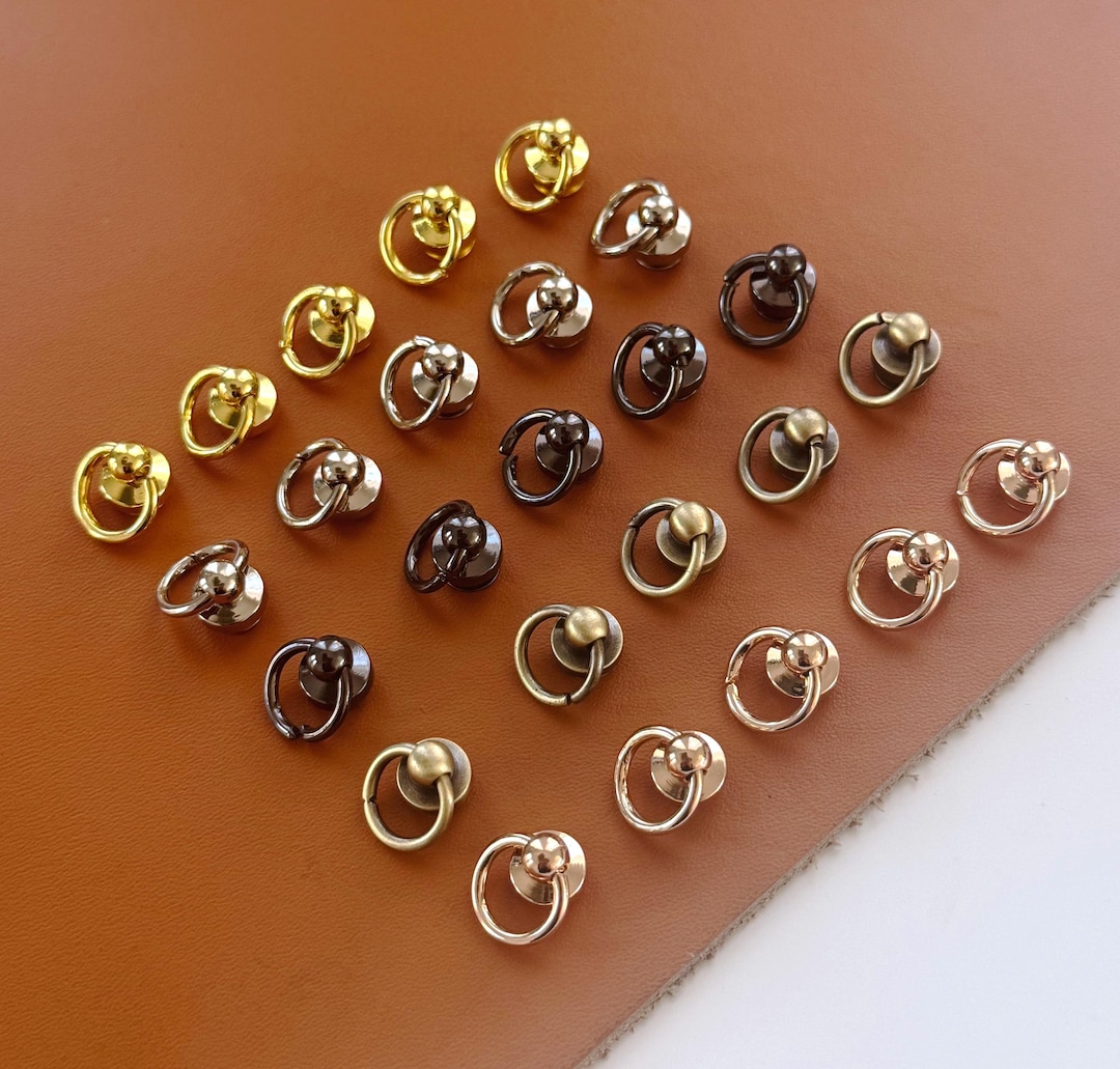 Brass Swivel Post Screw Connectors: Wallet, Lanyard, Bag Hardware (5/10 ...