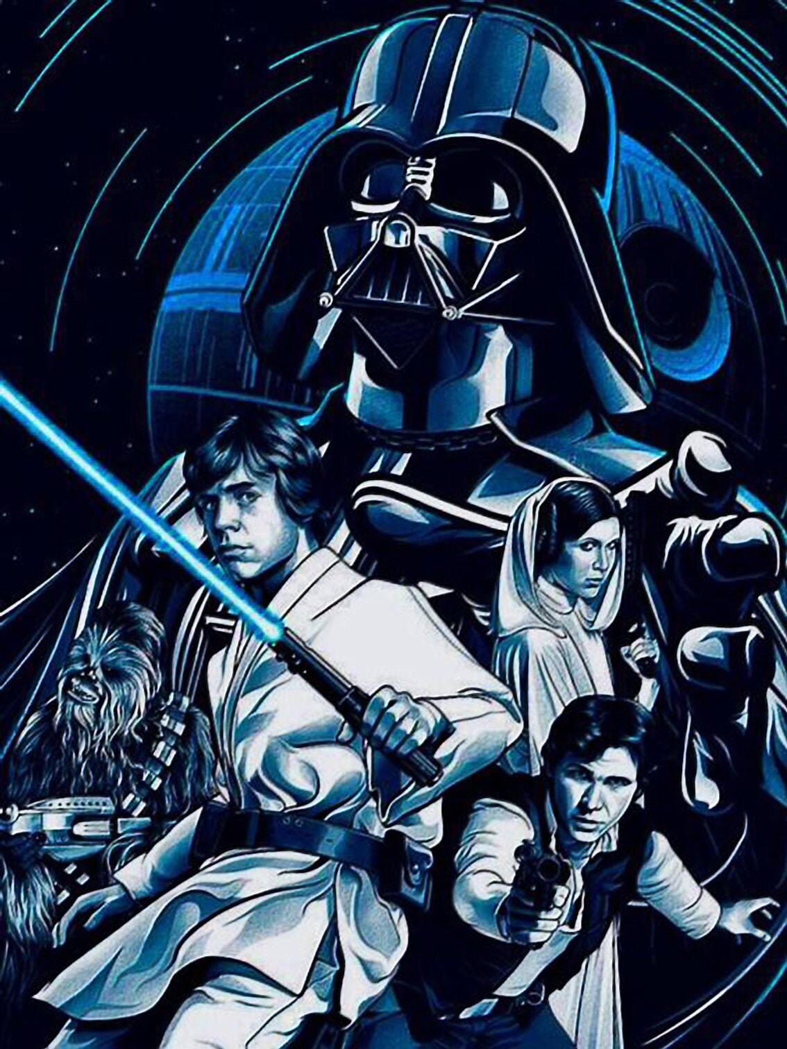 5D Diamond Painting Full Drill DIY star Wars - Etsy