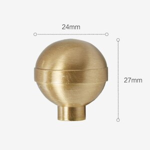 Gold Ball Knobs,round Brass Knobs,cabinet Knobs Pulls,round Knobs ...