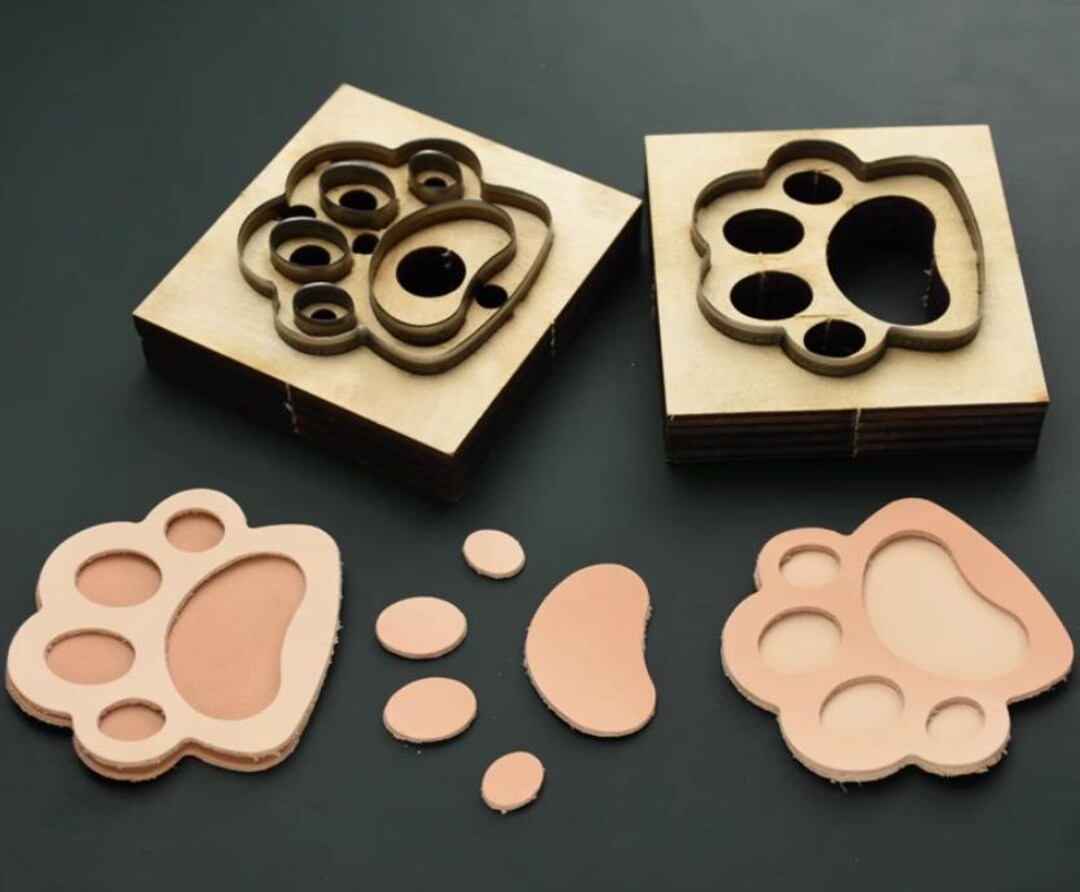 Dog Paws Leather Cutting Die Set: DIY Leather Crafts Kraft Tool - Etsy