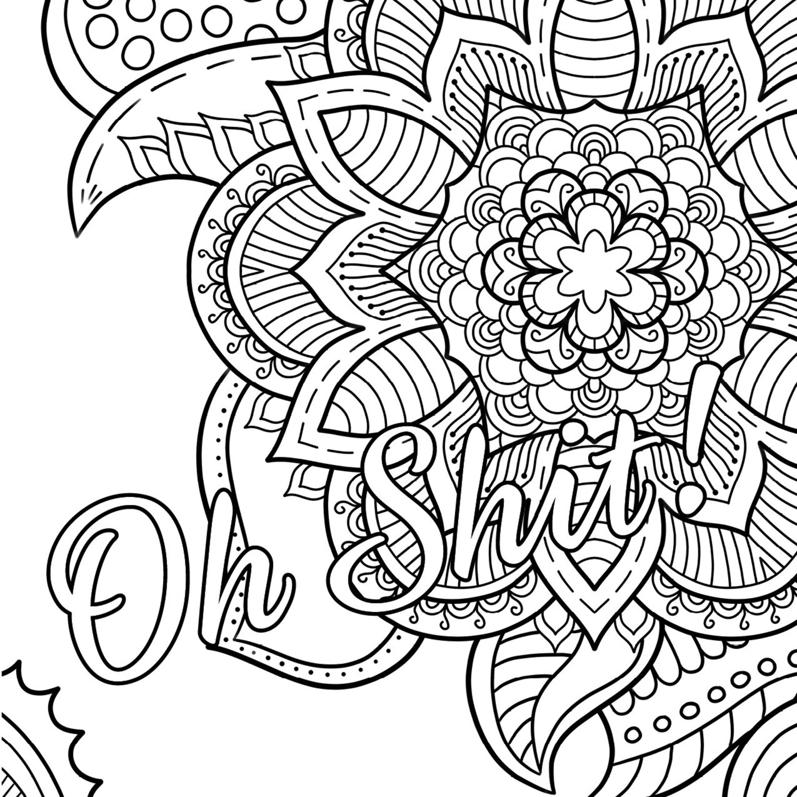 25 Adult Curse Words Coloring Pages Etsy 25 Adult Curse Words Coloring Pages Etsy