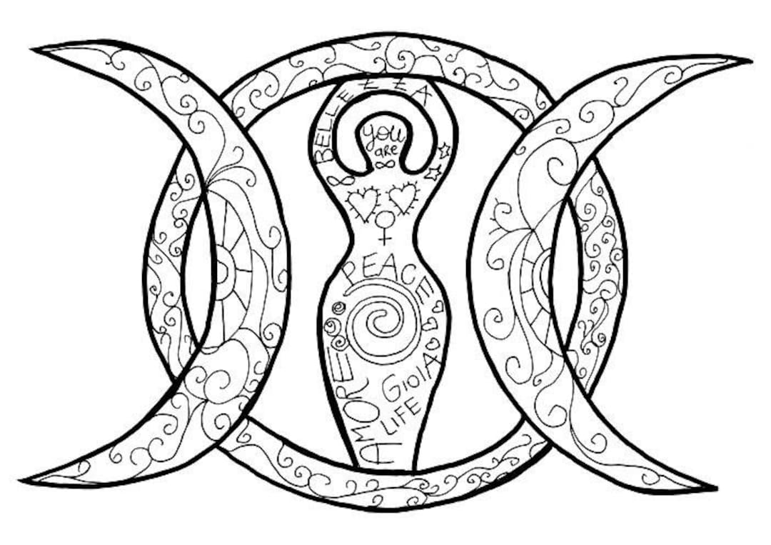Witchcraft Color Sheets (21) - Etsy