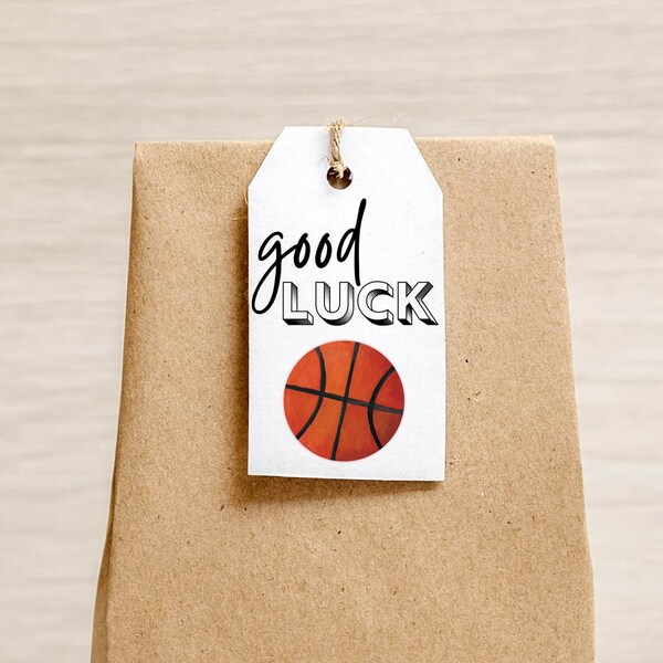 Printable Basketball Team Treat Goody Bag - Etsy
