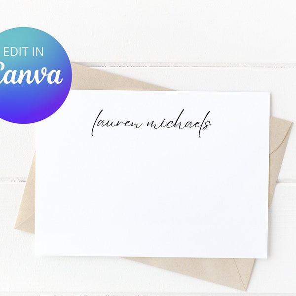 Printable Note Card - Etsy
