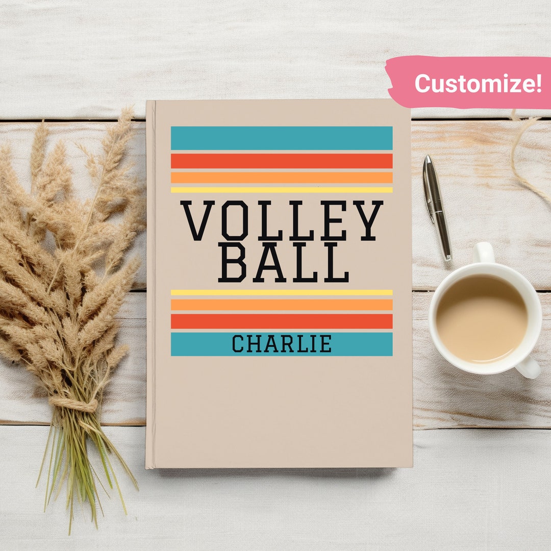 Personalized Volleyball Gift, Volleyball Notebook, Senior Volleyball ...