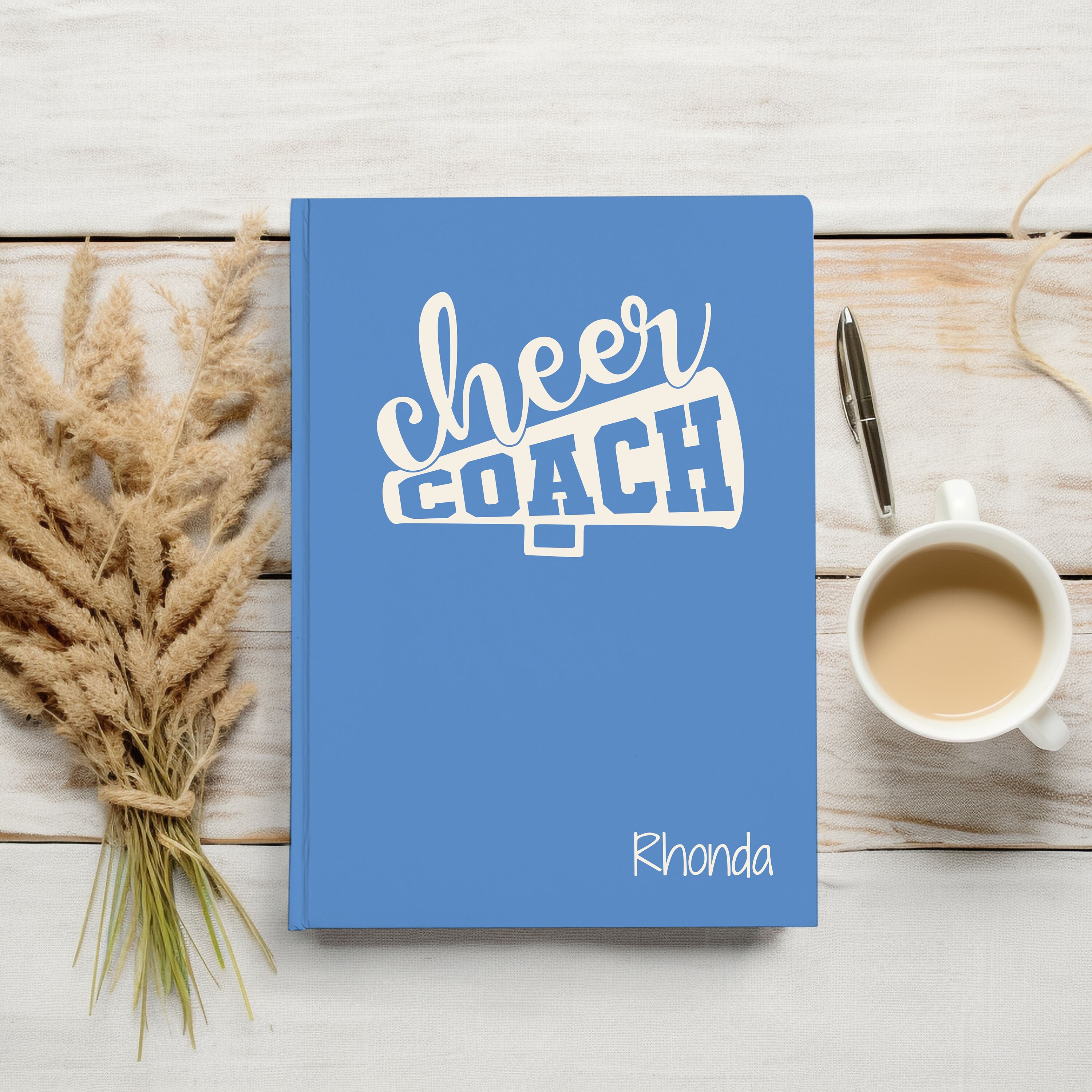 Cheer Coach Notebook, Cheer Coach Journal, Blank Lined Notebook ...
