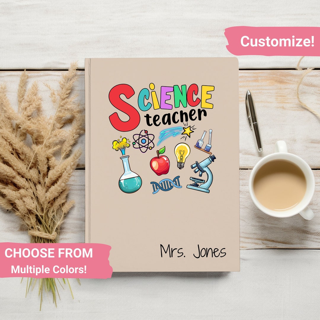 Science Teacher Notebook Hardcover Journal Science Teacher - Etsy