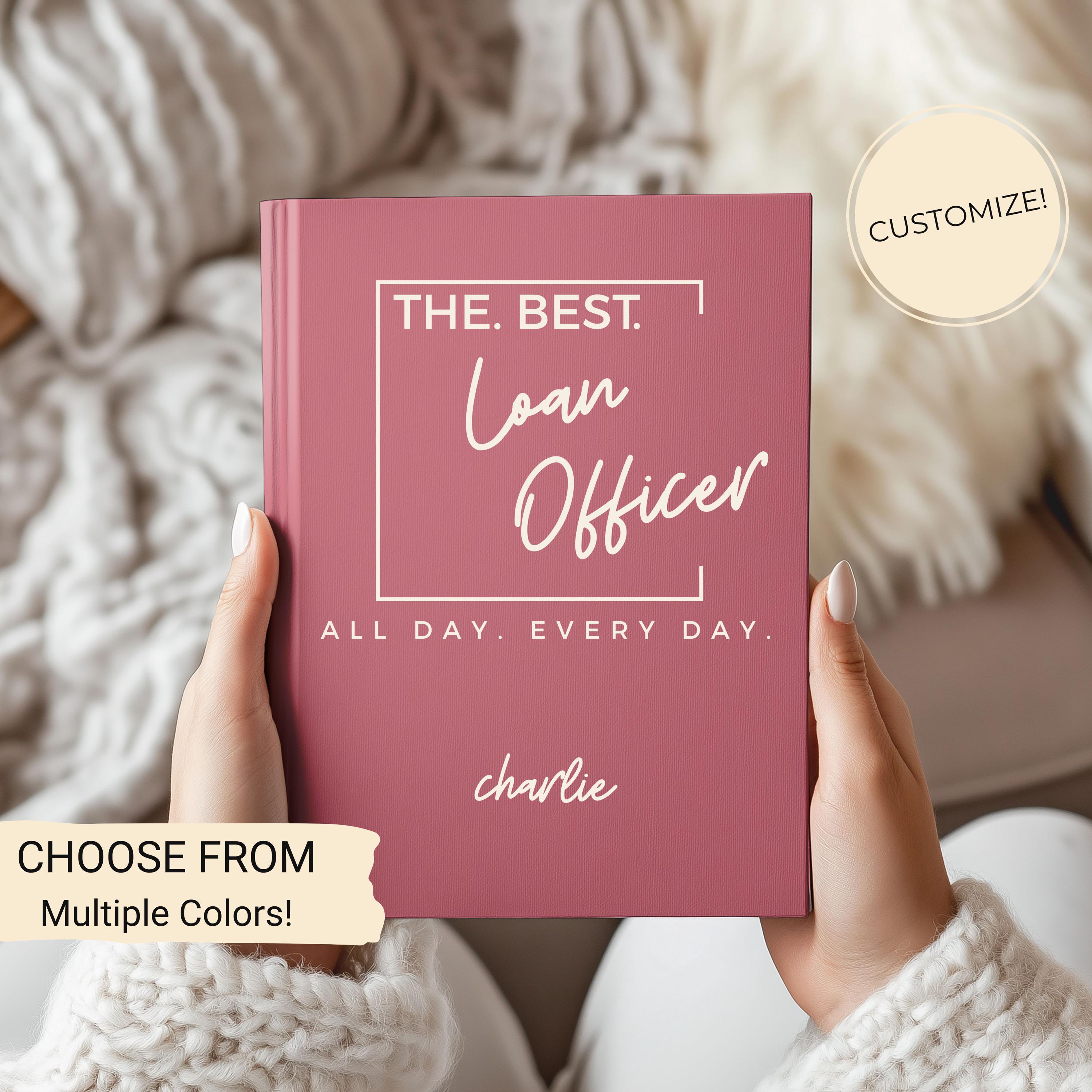 Personalized Loan Officer Journal, Mortgage Lender Gifts, Loan ...