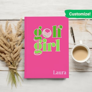 Golf Notebook, Golf Girl Journal, Gift for Golfer, Golf Mom Journal ...