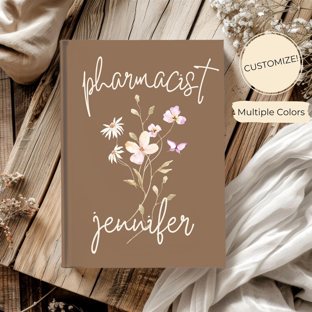 Custom Pharmacy Journal, Personalized Pharmacist Notebook, Pharmacy ...