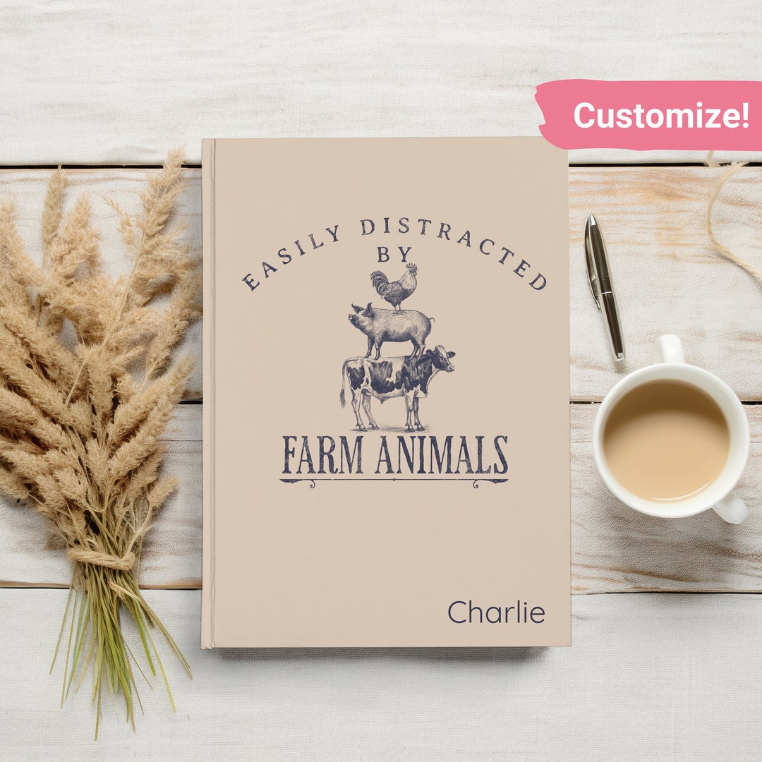Farm Animals Journal, Personalized Notebook for Farm Animal Lovers ...