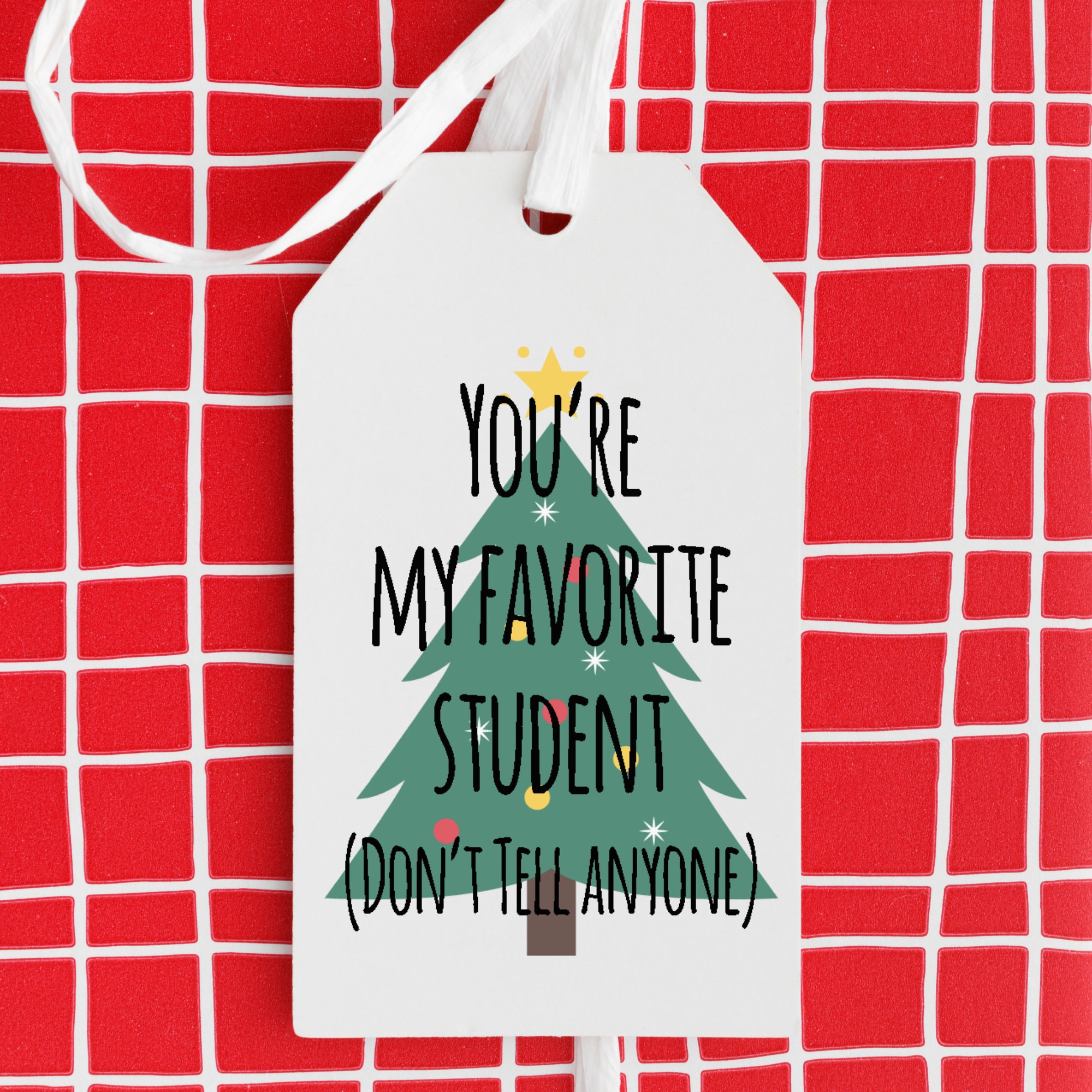 Funny Class Christmas Tags, Printable Tags, Digital Download, Funny ...