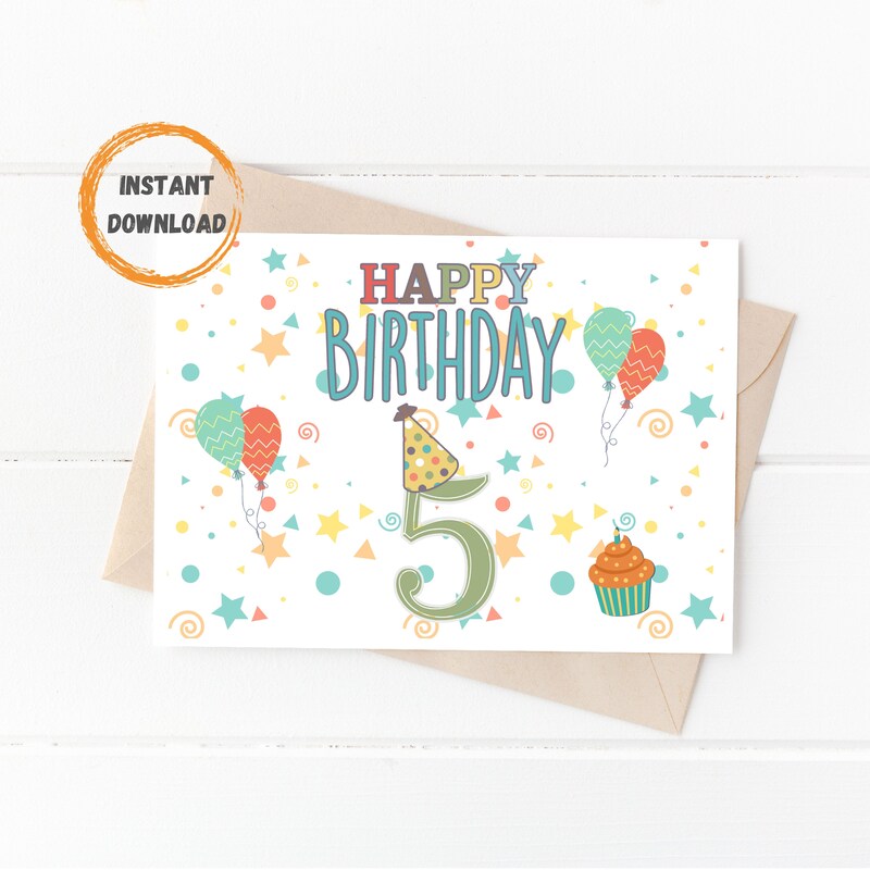 5 Year Old Birthday Party - Etsy