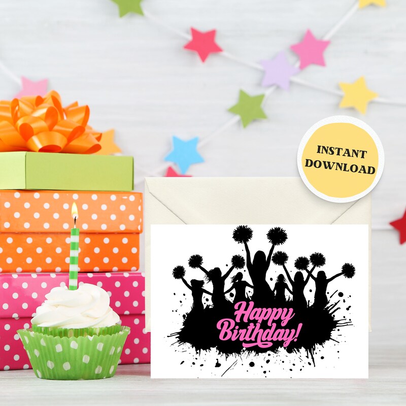 Cheerleader Birthday - Etsy