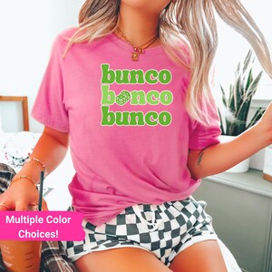 Bunco Shirt, Bunco Game Gift, Game Night Tshirt, Bunco Night Sweatshirt ...