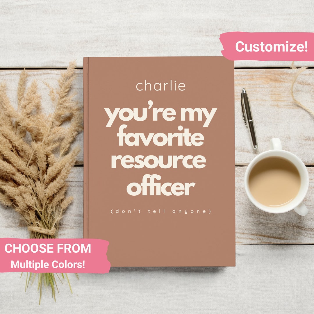 Funny Resource Officer Gift, School Security Officer Notebook, Gift for ...