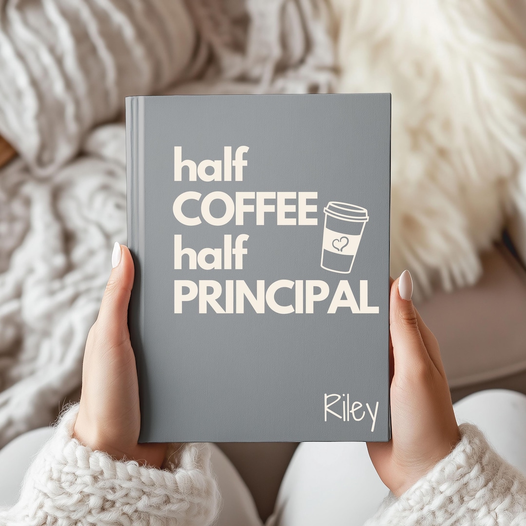 School Principal Notebook, Thank You Gift for Principal, Personalized ...