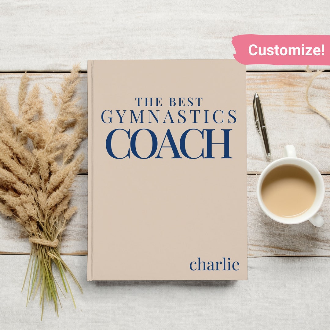 Gymnastics Coach Gift, Gymnastic Coaches Notebook, Thank You Coach ...