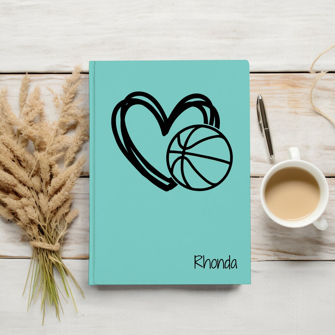 Personalized Basketball Gift Custom Basketball Notebook Hardcover personalized-basketball-gift-custom-basketball-notebook-hardcover