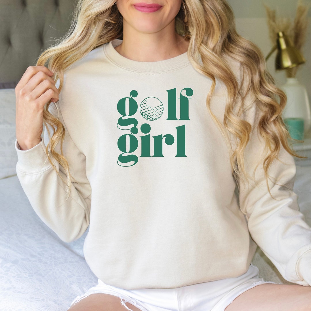 Golf Girl Sweatshirt, Gift for Girl Golfer, Womens Golf Crewneck, Gift ...