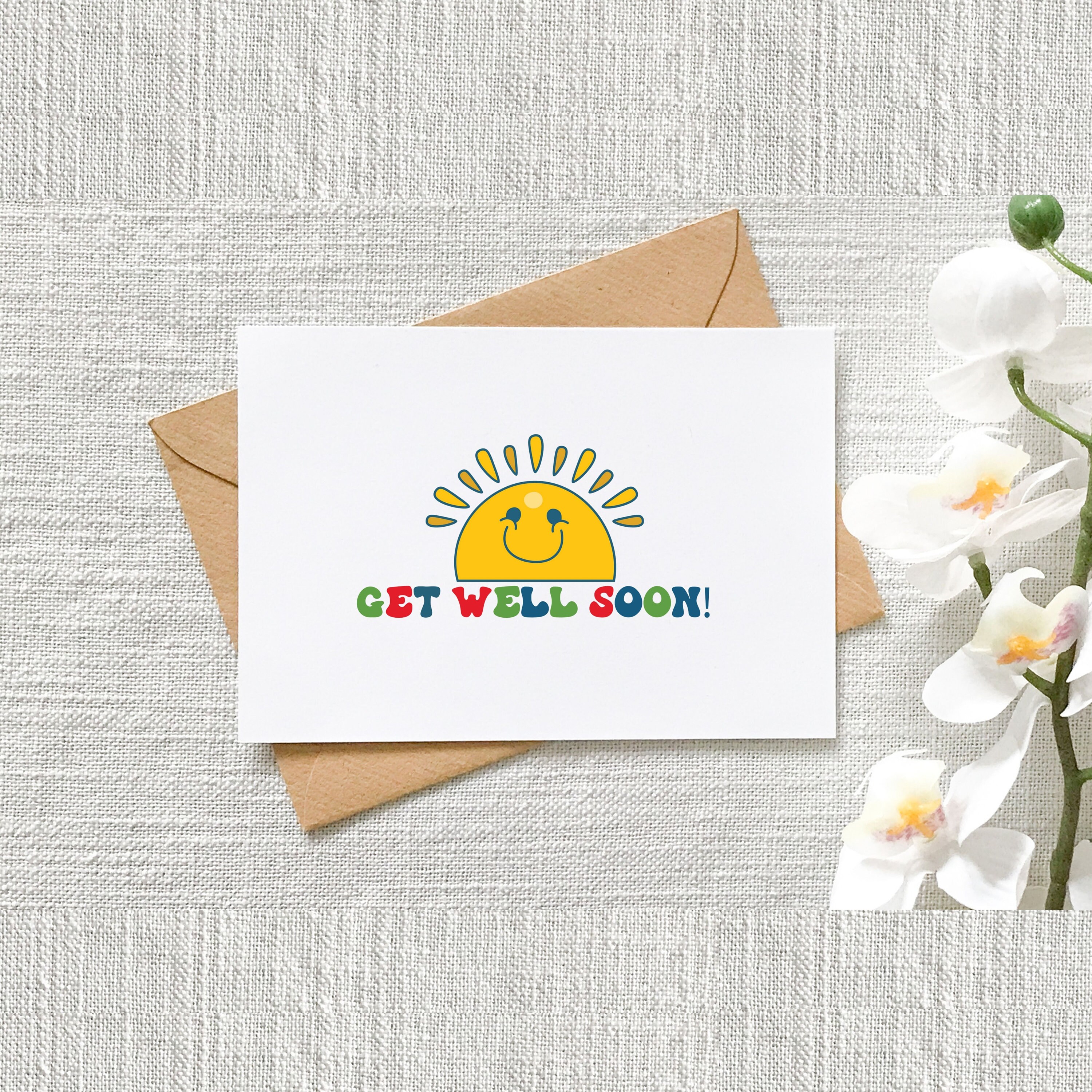Get Well Soon Printable Card Encouragement Card Digital - Etsy