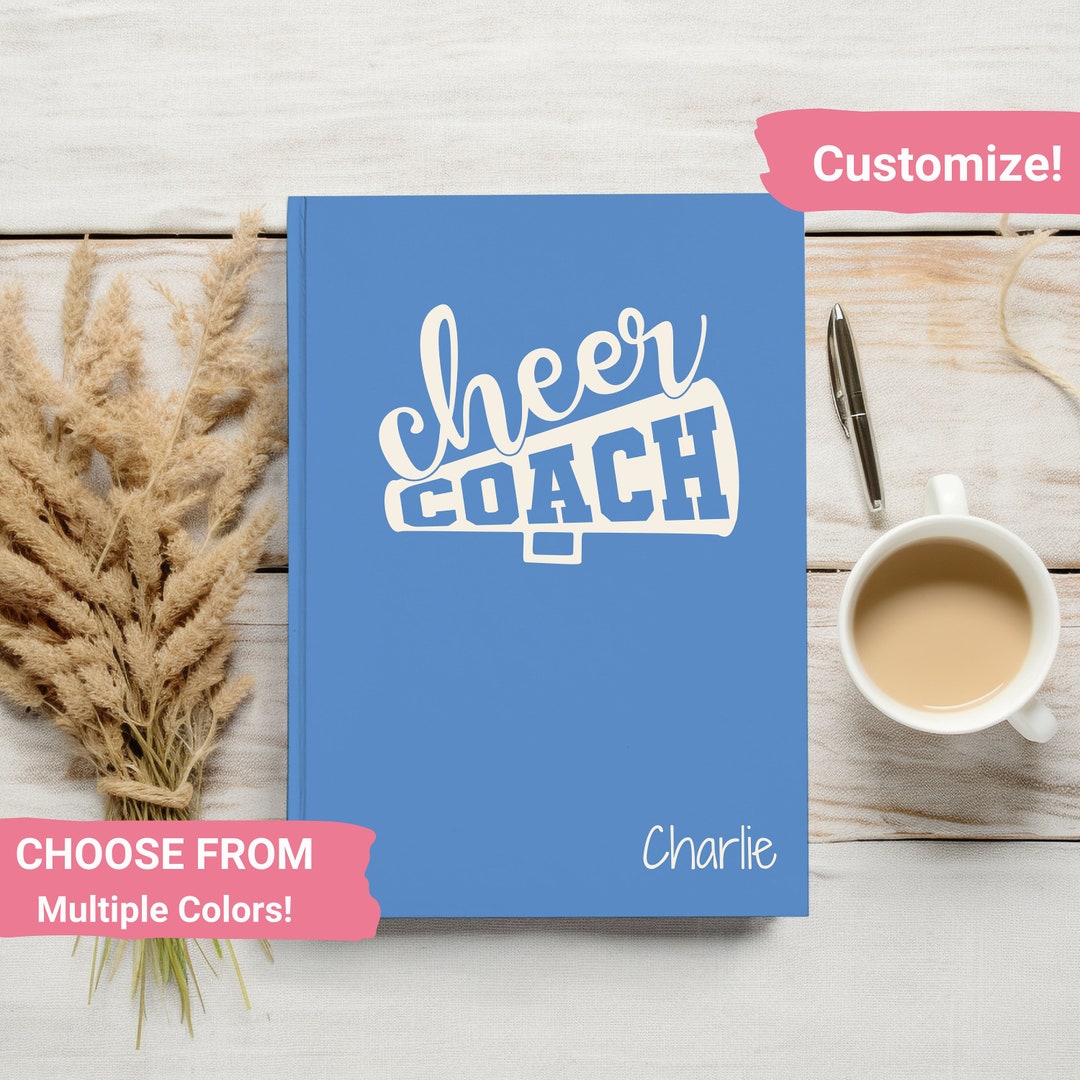 Cheer Coach Notebook, Cheer Coach Journal, Blank Lined Notebook ...