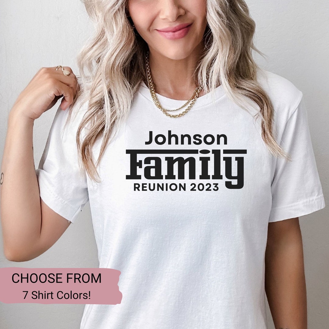 Custom Family Reunion Shirt, Family Name Shirts, Vacation Tshirts ...