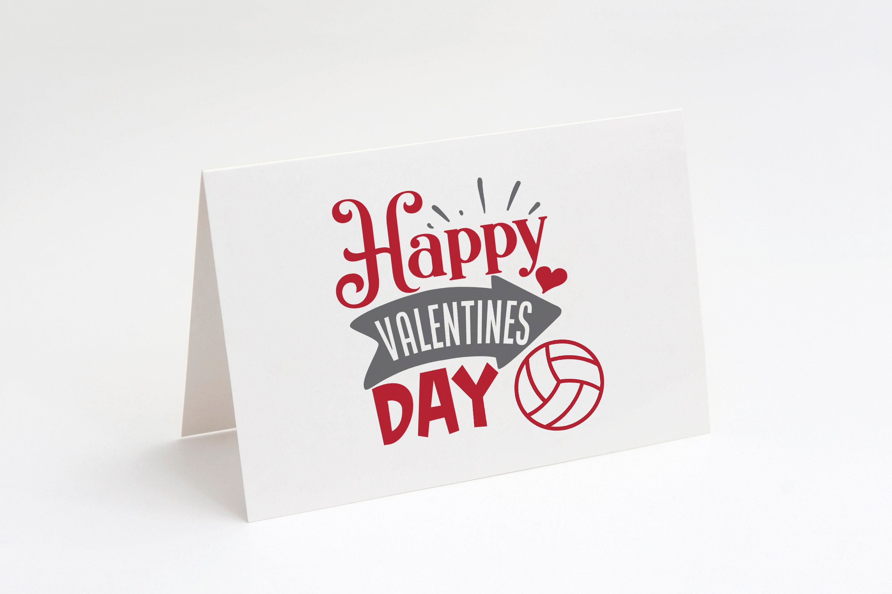 Volleyball Valentine Card, Printable Card, Digital Download, Valentine ...