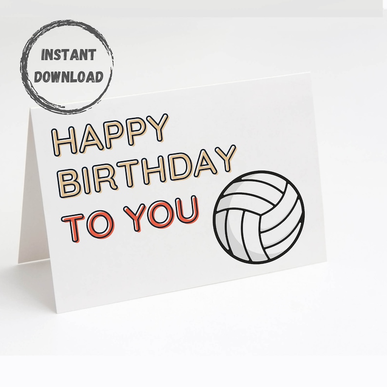 Happy Birthday Card Printable Card Digital Download 5x7 PDF - Etsy