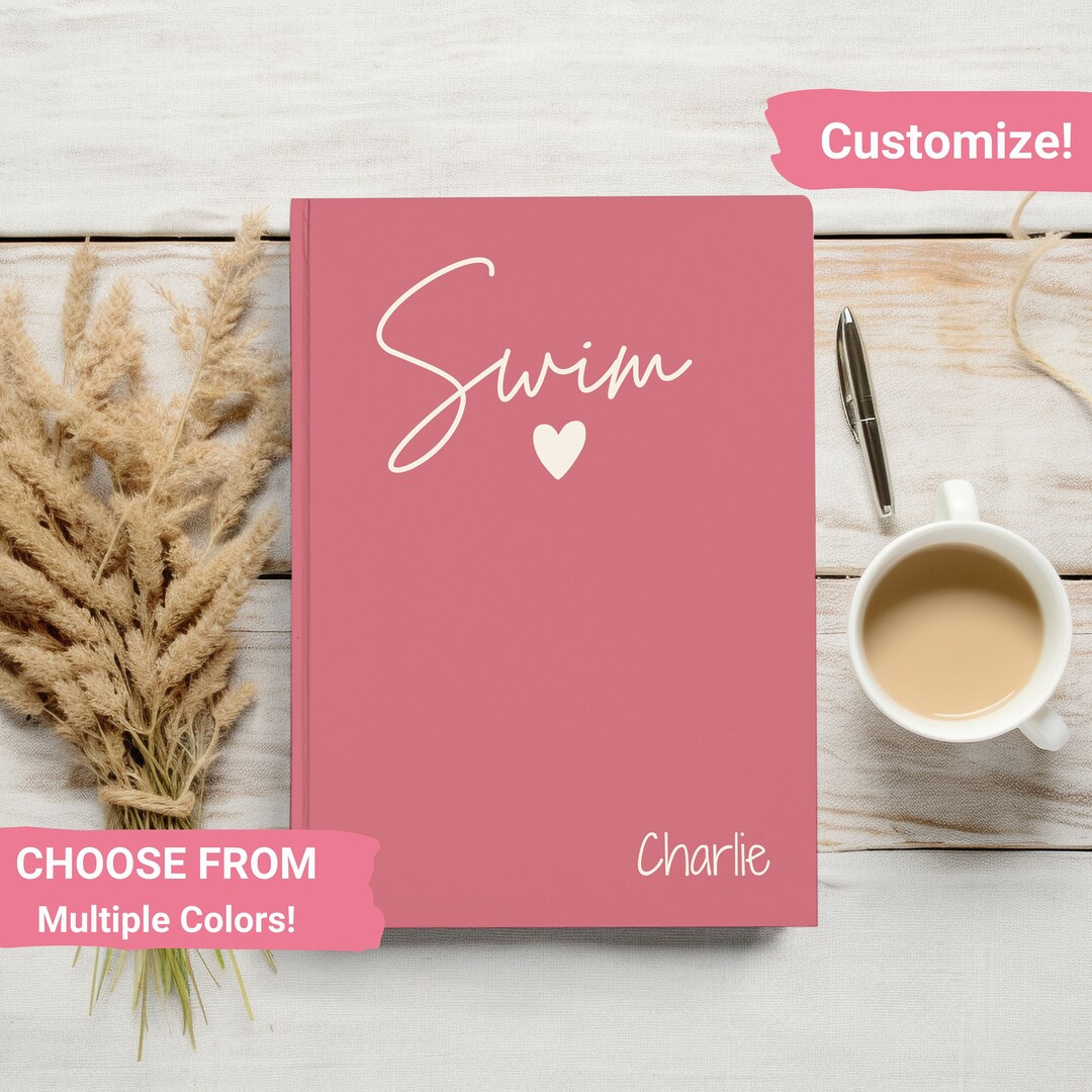 Swimmer Gift, Swim Journal, Senior Swim Team Gift, Swim Coach Gift ...