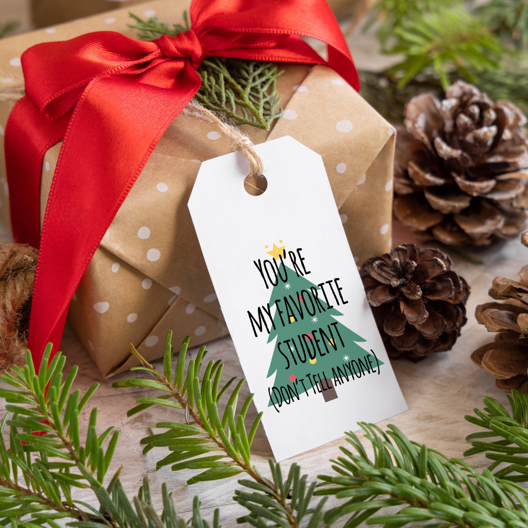 Funny Class Christmas Tags, Printable Tags, Digital Download, Funny ...