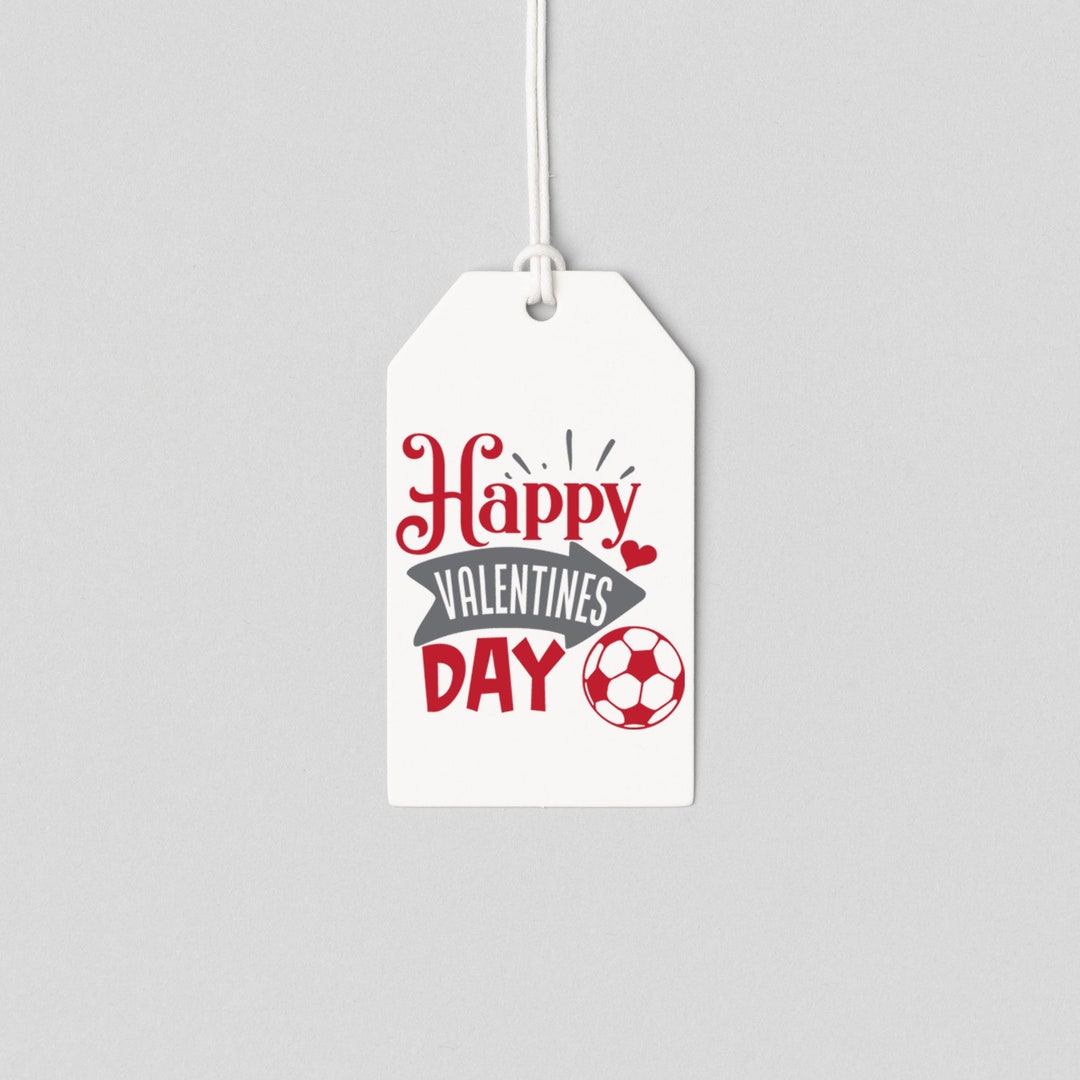 Soccer Valentines Sports Gift Tags Cute Kids Cards Soccer - Etsy