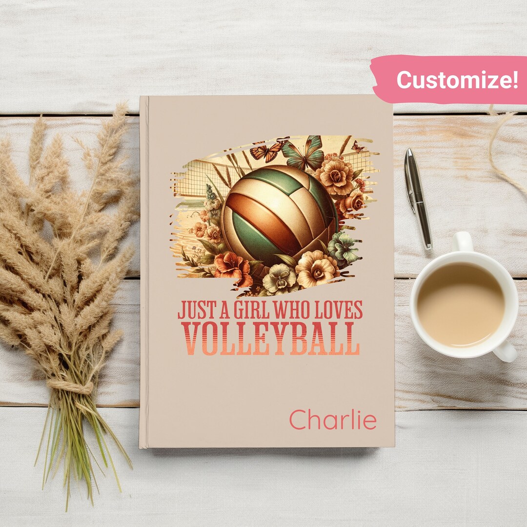 Volleyball Journal, Personalized Notebook for Volleyball Players ...