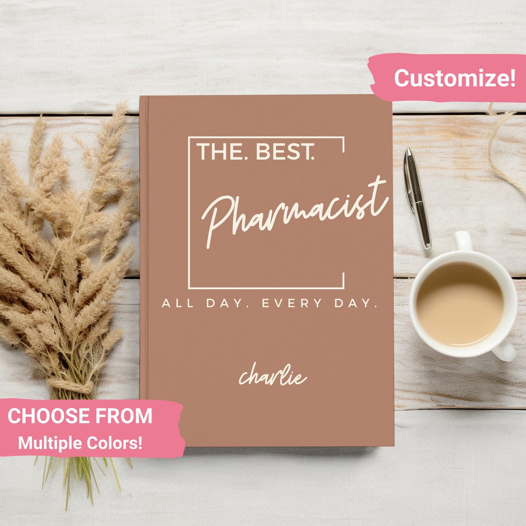 Personalized Pharmacist Gift, Pharmacy Notebook, Thank You Gift ...