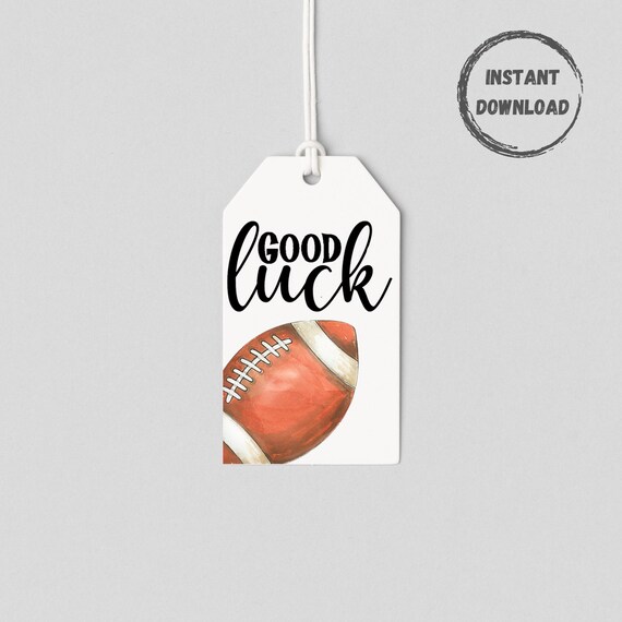 Football Printable Tags Team Goodie Bag Tag Football Player - Etsy