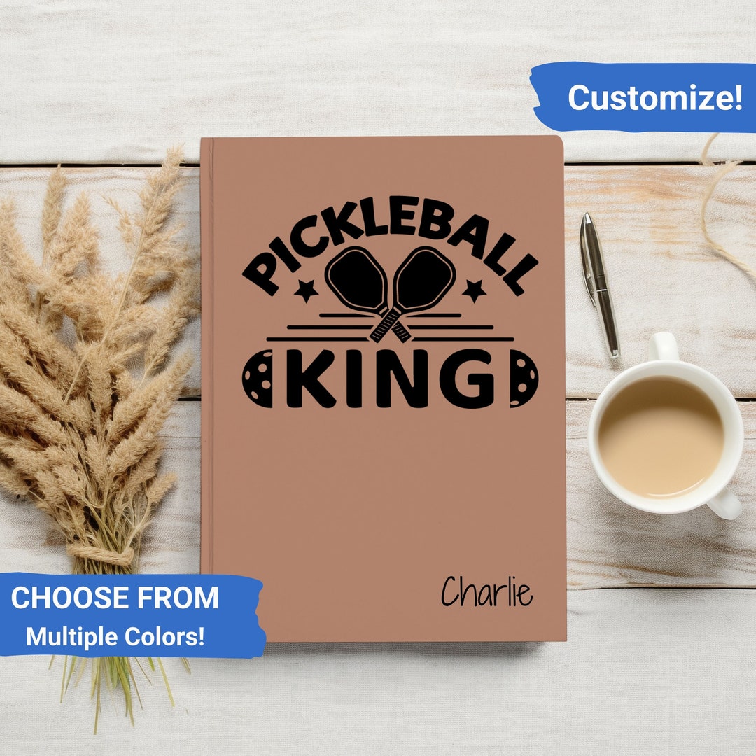 Pickleball Notebook, Personalized Pickleball Journal, Pickleball Gift ...