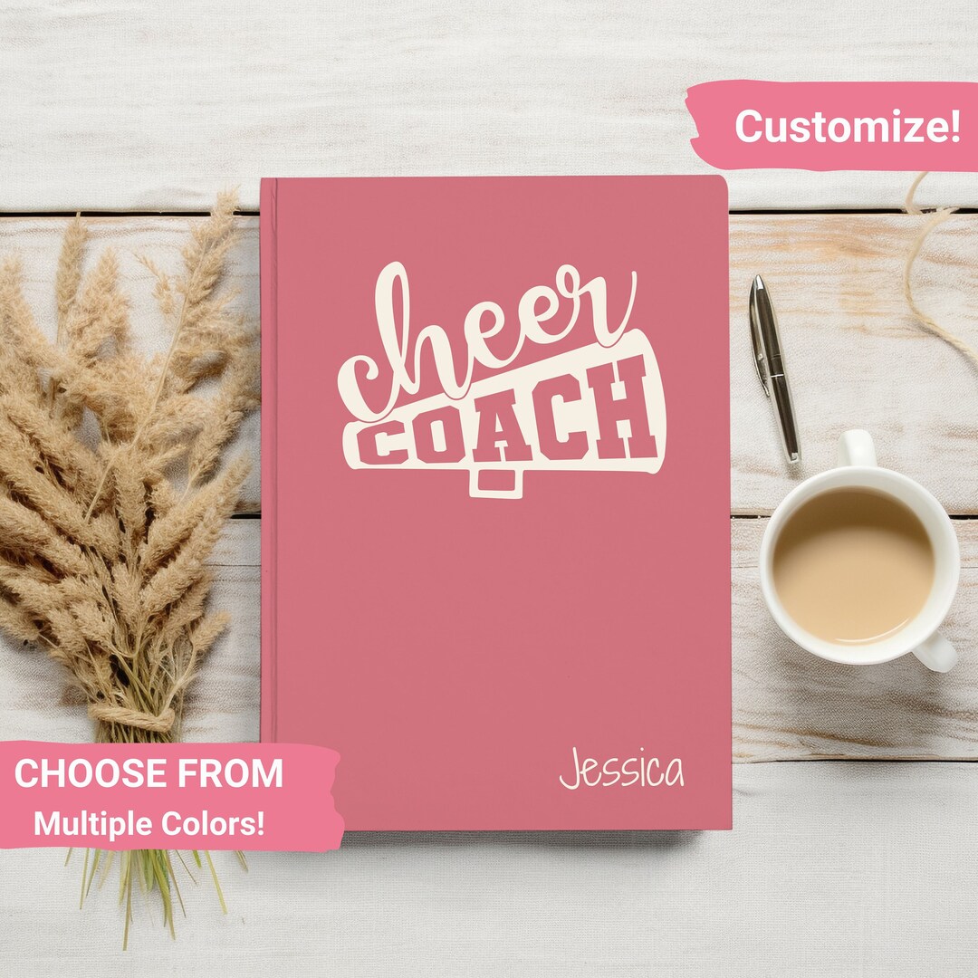 Cheer Coach Notebook, Cheer Coach Journal, Blank Lined Notebook ...