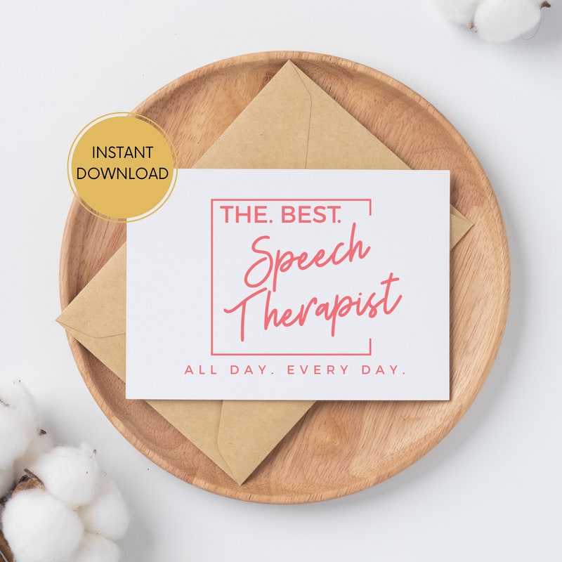 Speech Therapist - Etsy
