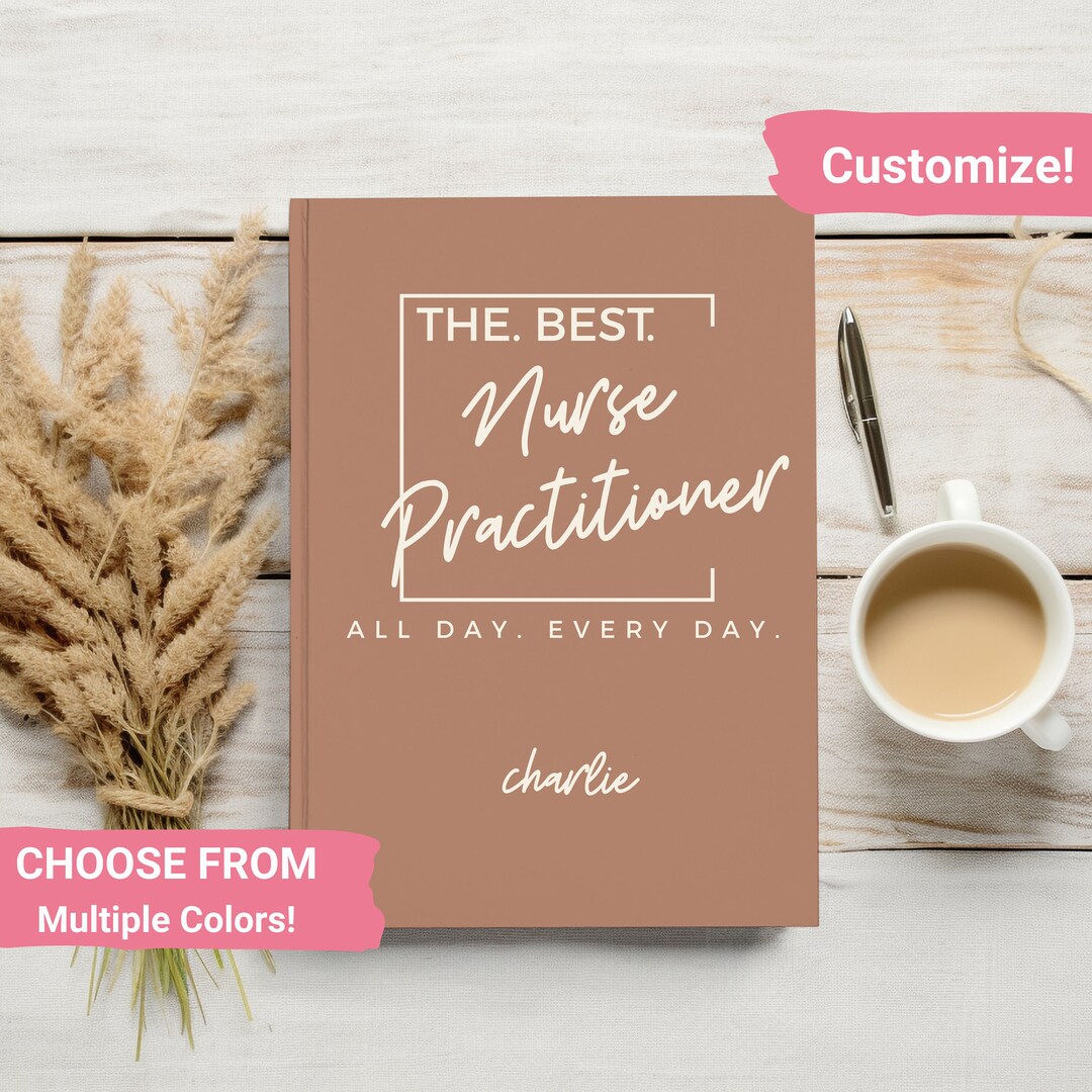 Personalized Nurse Practitioner Gift, Nurse Practitioner Notebook ...