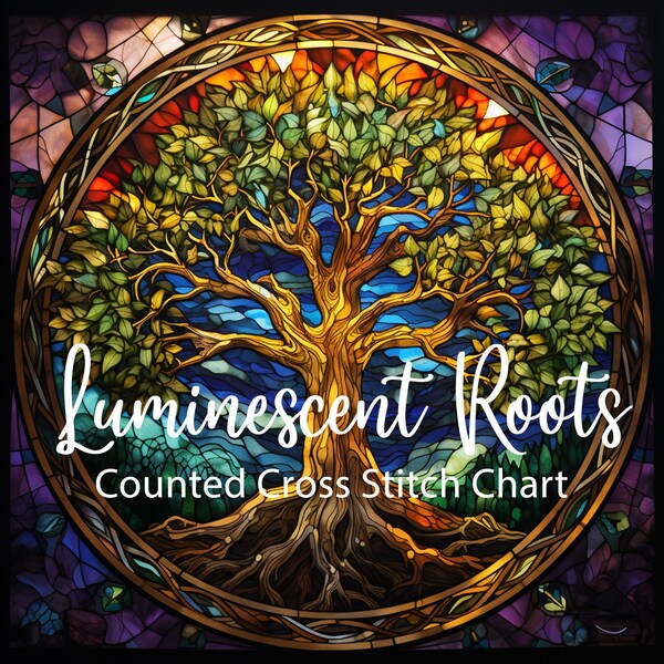 Tree of Life Stained Glass Pattern - Etsy