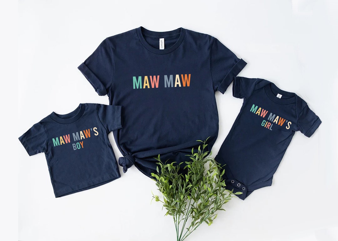 Maw Maw and Me Outfits Family Matching Shirt Maw Maw Shirt - Etsy