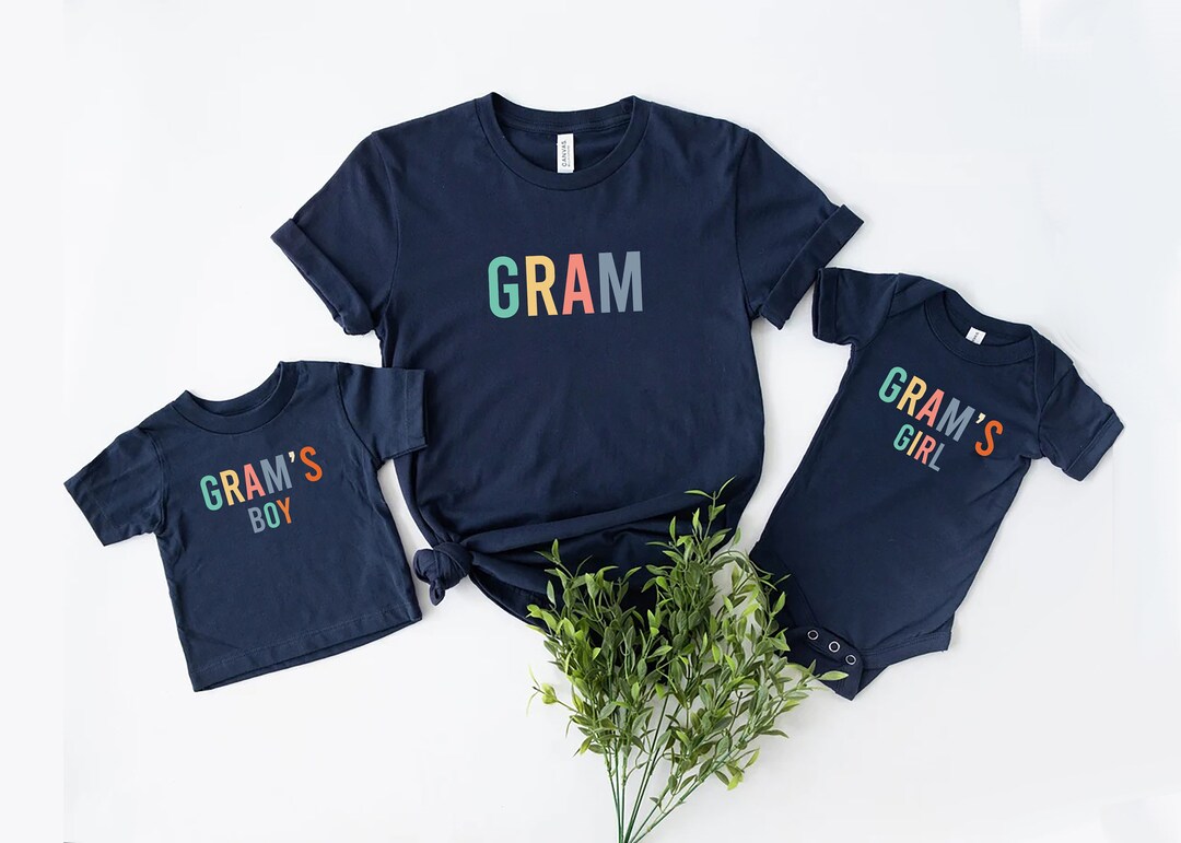 Gram and Me Outfits Family Matching Shirt Gram Shirt - Etsy