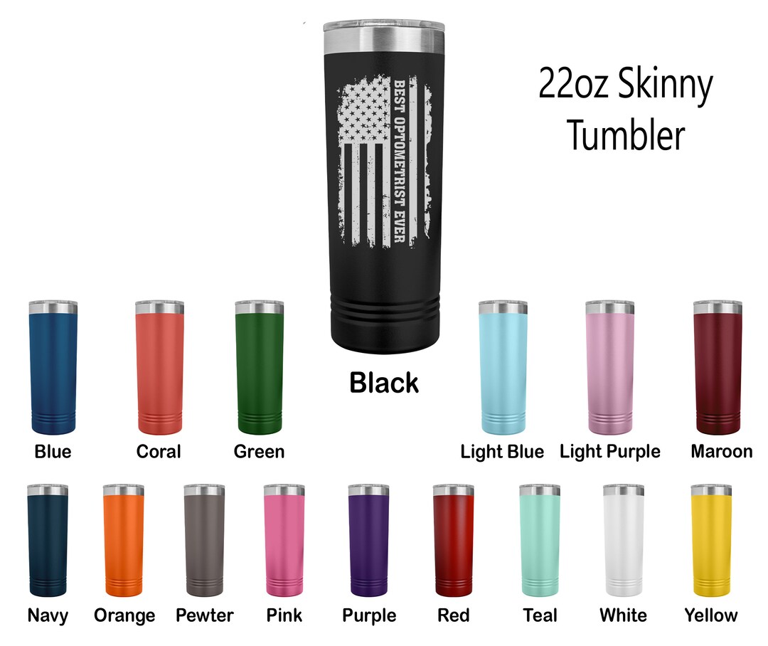 Best Optometrist Ever American Flag Tumbler Laser Engraved - Etsy