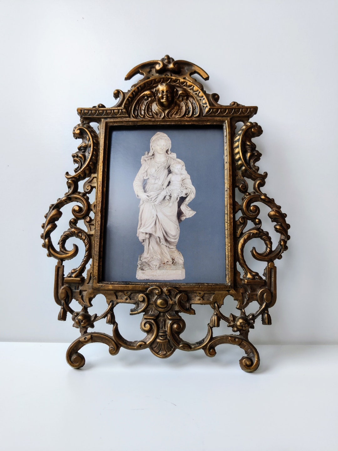Antique French Picture Frame Rocialle - Victorian Pictureframe - Solid ...