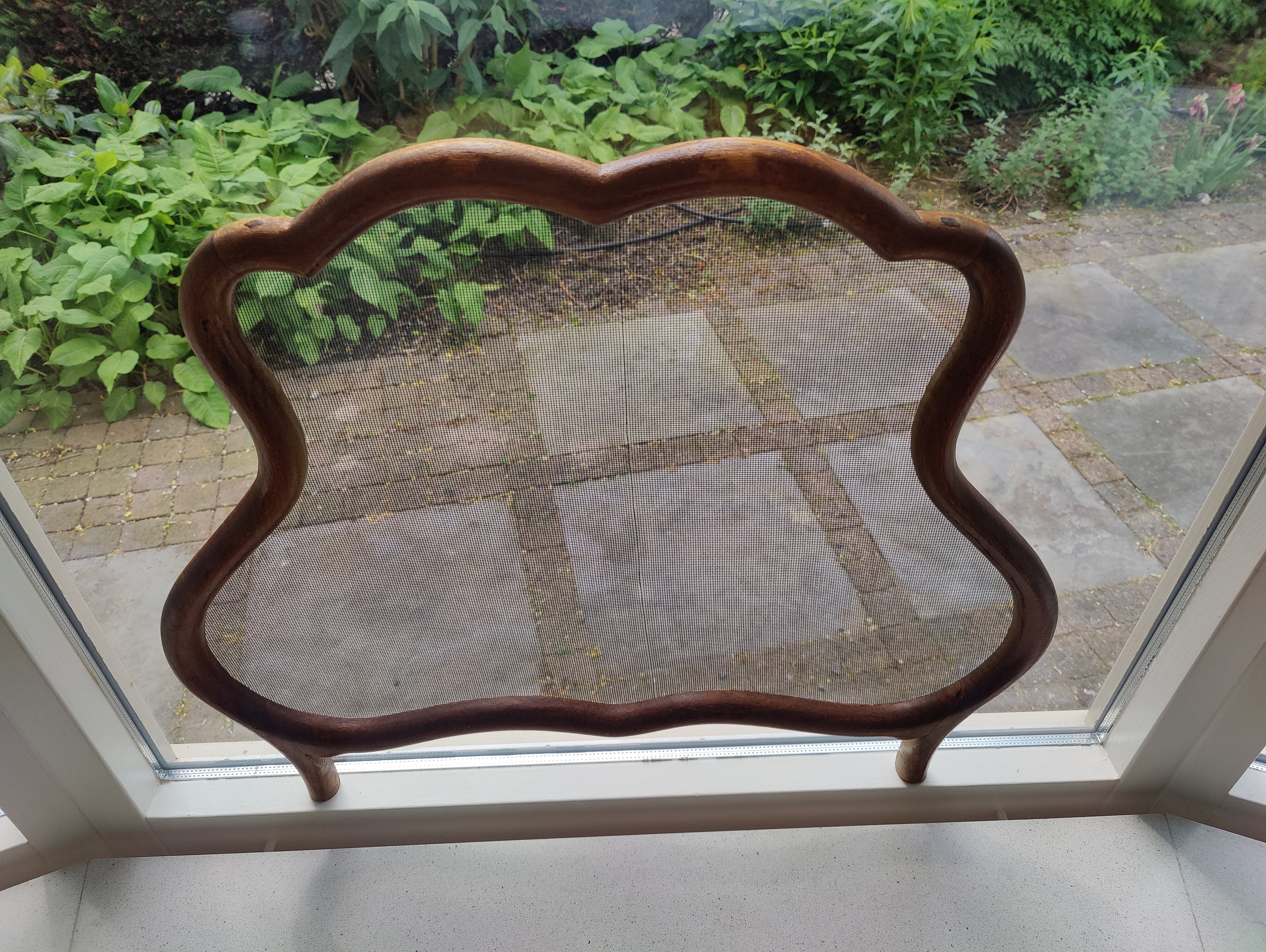 Beautiful Victorian Antique French Window Screen Wood Early Art Nouveau ...