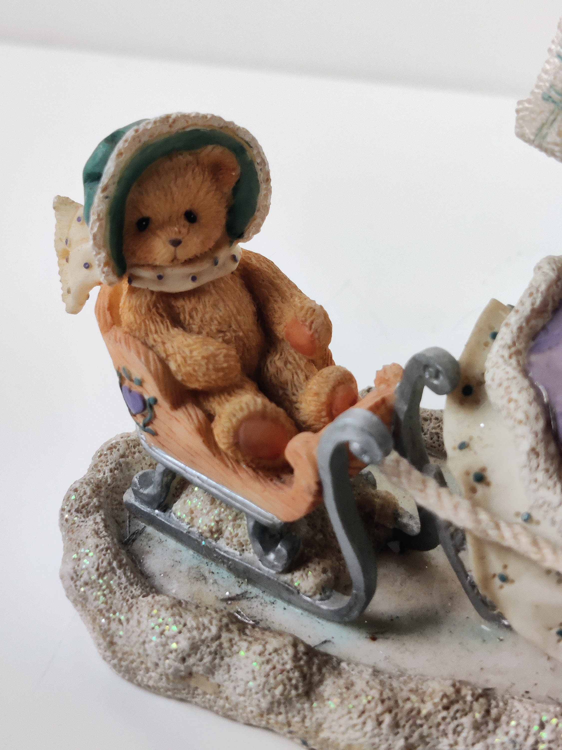 Enesco Cherished Teddies Christmas Bear Gretchen Winter - Etsy UK